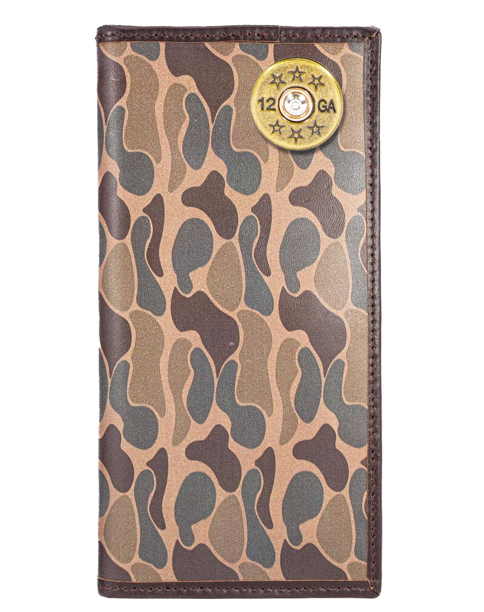 Shotshell Men's Secretary Old School Camo Leather Wallet. – Sew Little ...